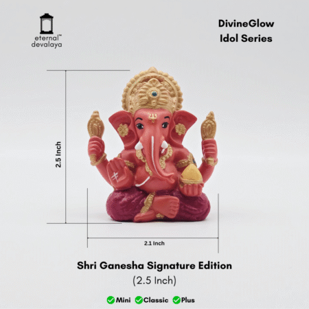 Shri Ganesha Signature Edition Murti (3.0 Inch) – Eternal Devalaya